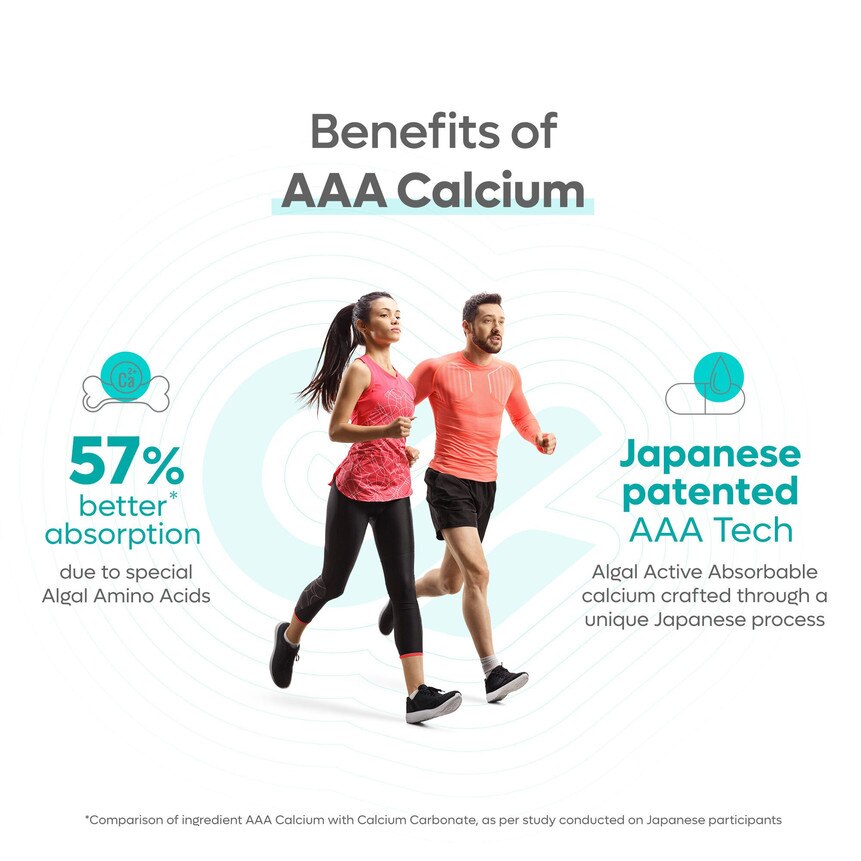 Diataal Cal StrongBones for Men & Women | Clinically Tested AAA Calcium ...