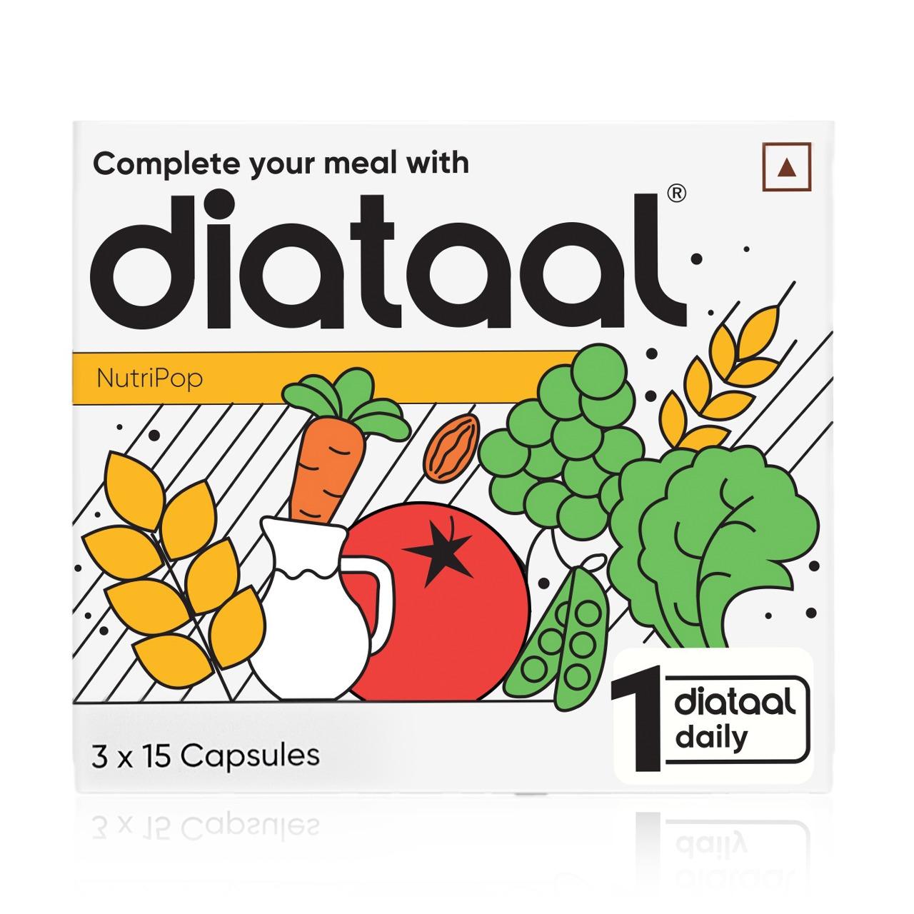 Diataal Nutripop Multivitamins I Good for Hair I Energy & Immunity | 45 ...